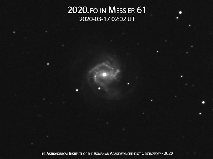 Supernovă în galaxia Messier 61 – Șonka Adrian – Astronomie